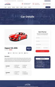 Autozone – Car Rental & Auto Service Elementor Template Kit – Just ...