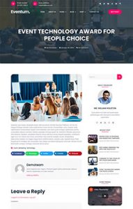 Eventum: Event & Conference Elementor Template Kit – Just another Bosa ...