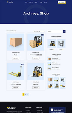 Logist – Logistics & Transport Elementor Template Kit